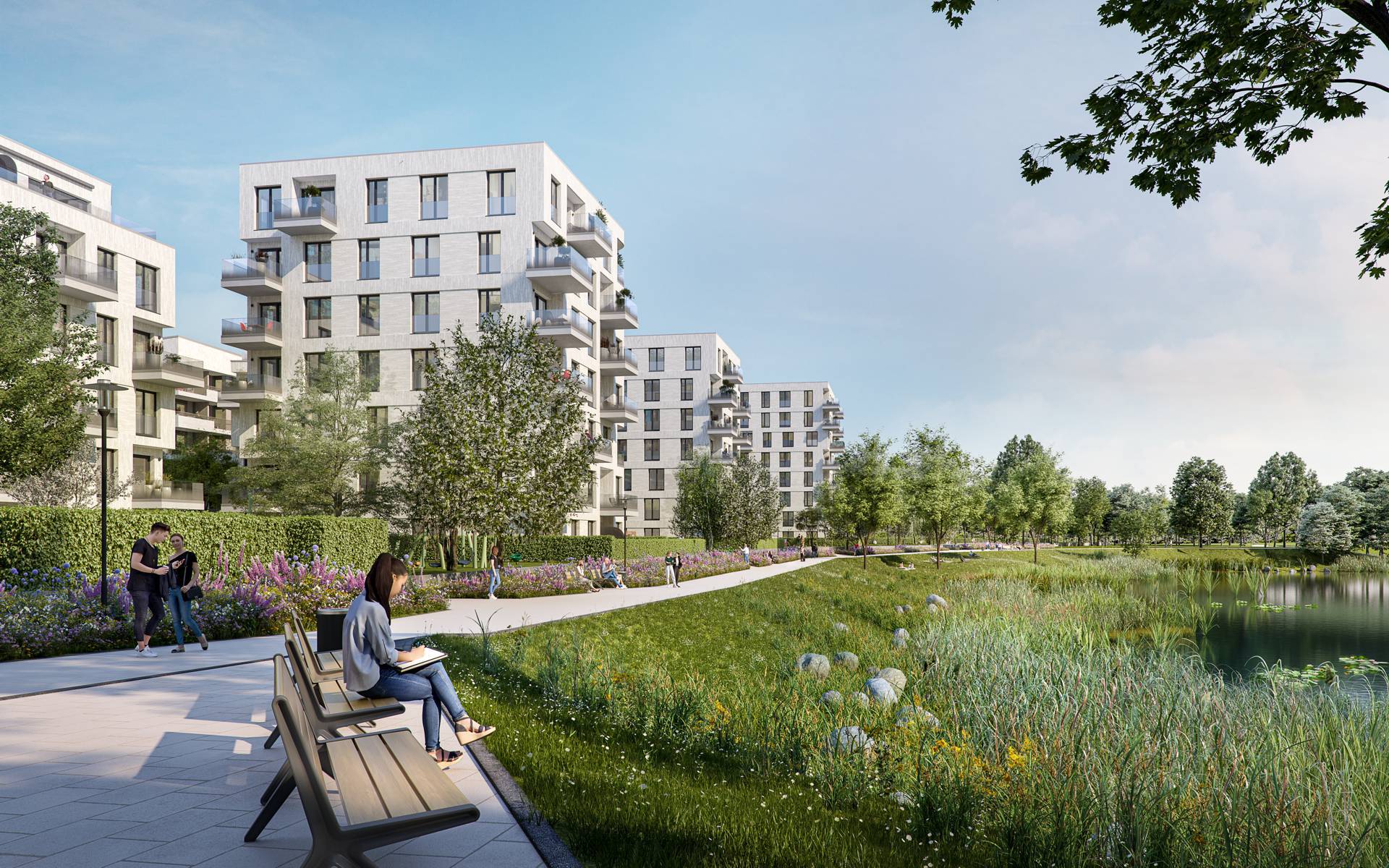 PANDION ALBERTUSSEE - Eigentumswohnungen in Düsseldorf Heerdt