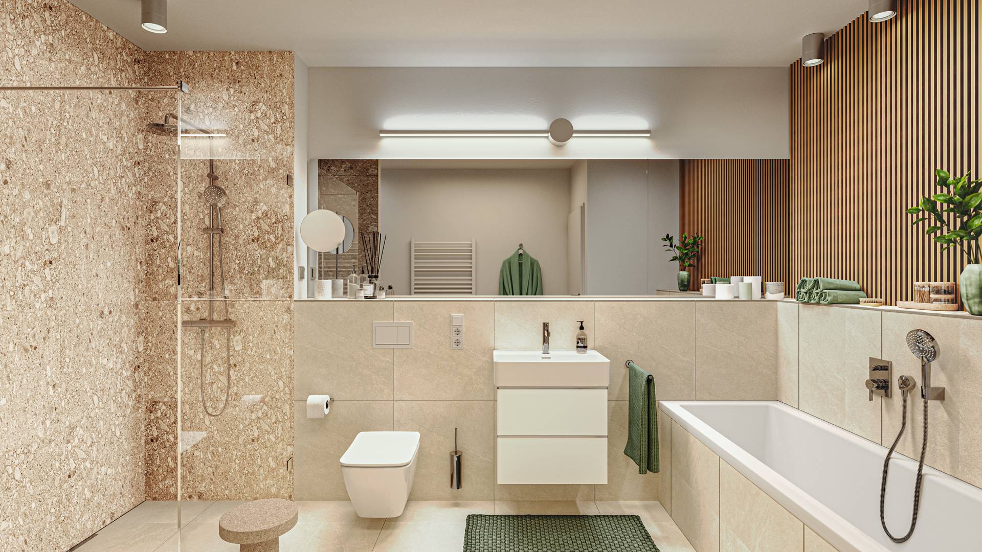 Ausstattung Wohnungen - PANDION COSY